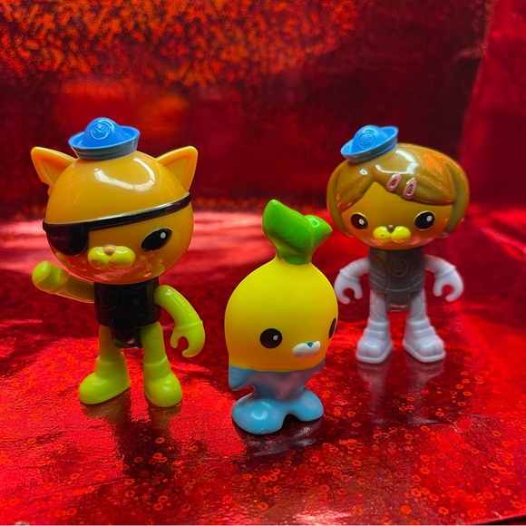 Mattel | Toys | Octonauts Figures Dashi Kwazii And Tunip Vegimal Lot ...
